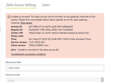 Oracle Data Sourced Reports Are Failing Since Morn Microsoft Fabric Community
