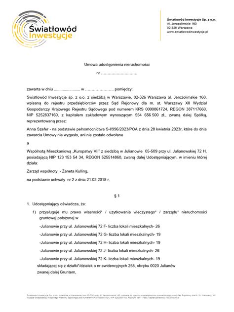 Uun Budownictwo Wielomieszkaniowe Ewentualny Tranzyt Pdf