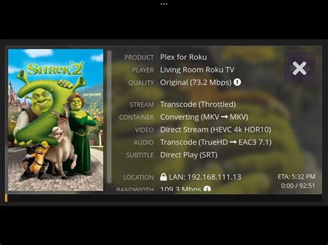 Plex Able To Transcode Atmos Truehddts Ma 71 To Atmos Lossy Dd 7