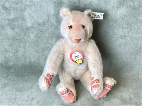 Steiff White Dicky Bear Replica 1930 All Ids Etsy