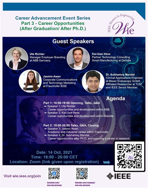 Career Advancement Event Series Career Opportunities Ieee Education Week