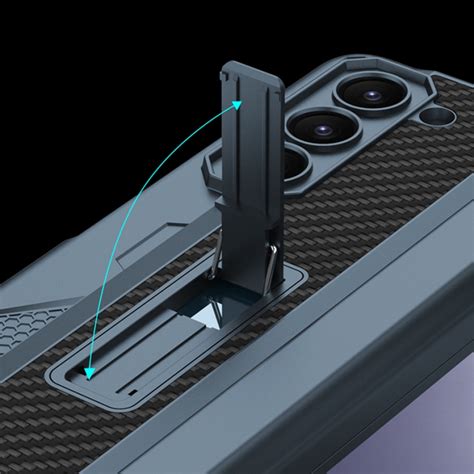 삼성 갤럭시 Z Fold5 Gkk 통합 접이식 메크 쉘 Pc 폰 케이스슬라이드 펜 박스 포함용실버