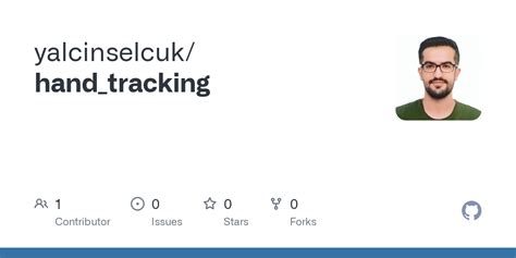 GitHub Yalcinselcuk Hand Tracking