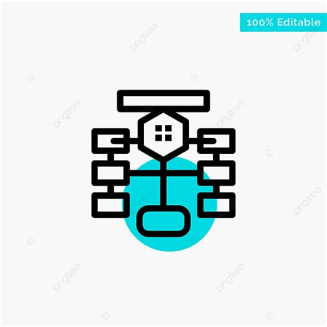 Flowchart Flow Chart Data Database Turquoise Highlight Circl D Background Badge PNG And