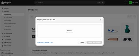 How To Import Inventory On Shopify