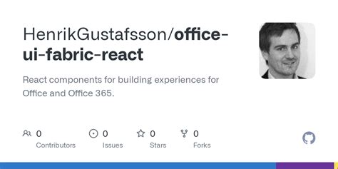 Github Henrikgustafssonoffice Ui Fabric React React Components For Building Experiences For