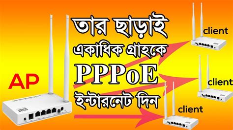Netis Router Client Mode Pppoe Without Cable Youtube