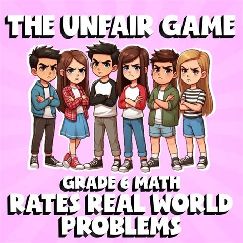 Rates Real World Problems The Unfair Game No Prep Grade 6 Math Review