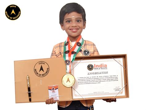 V Rithwik Sai Appreciation India Book Of Records