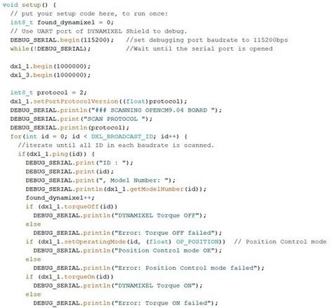 Dynamixel Palooza With Opencm C Exp Using Manager Task And