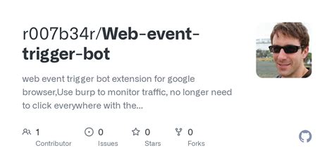 Github R007b34rweb Event Trigger Bot Web Event Trigger Bot