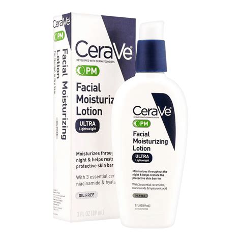 Cerave Pm Facial Moisturizing Lotion Ultra Lightweight Skinstash