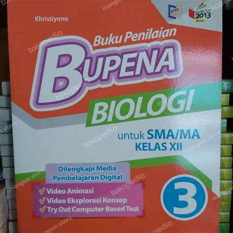 Promo Buku Penilaian BUPENA Biologi SMA MA Kelas XII 12 Revisi Diskon