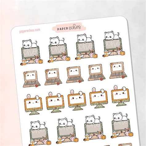 Working Time Stickers Etsy