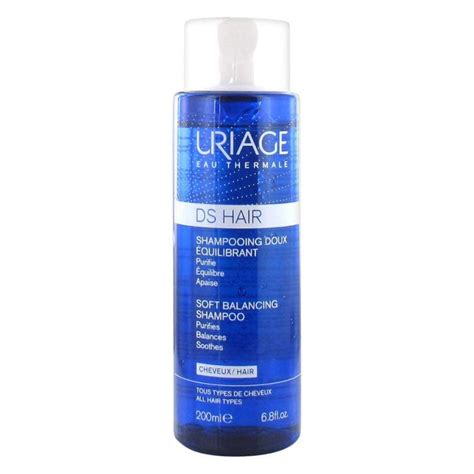 Uriage Ds Hair Shampoo 200 Ml Leaves Hair Silky And Healthy Soothes