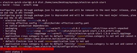 electron app on a raspberry pi 3 not working