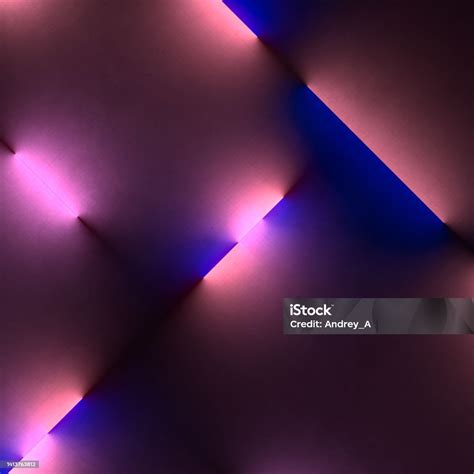 어두운 콘크리트 표면에 형광등 현대적인 3d 렌더링 패턴 미래 지향적 인 스타일 디지털 일러스트 레이 션 0명에 대한 스톡 사진 및 기타 이미지 Istock