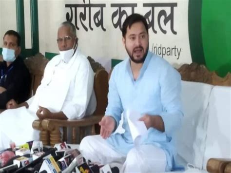 Bihar Corona Update Rjd Leader Tejashwi Yadav Hit Back At Mangal Pandey