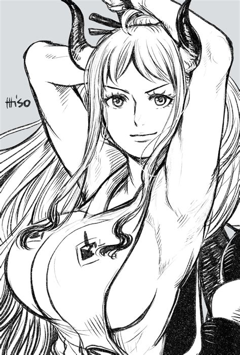 Yamato ONE PIECE Image By Hiso Pixiv Id 31468335 3698152
