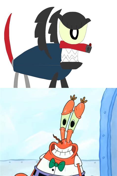 Boone My Mixels Oc Is Angry With Mr Krabs Spongebob Squarepants