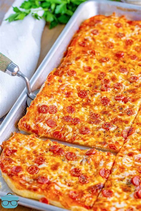 Rectangle School Pizza The Country Cook