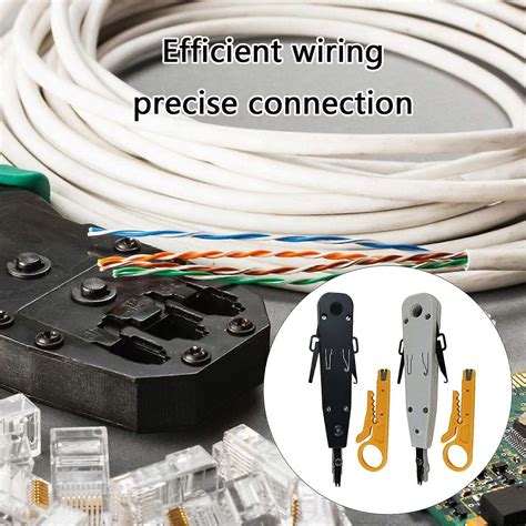 Lsa Punch Down Tool 110 Wire Cutter Telecoms Crimping Plier Rj45