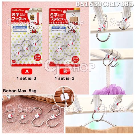 Hello Kitty Hook S Hook [sanrio License] 051639 Shopee Singapore