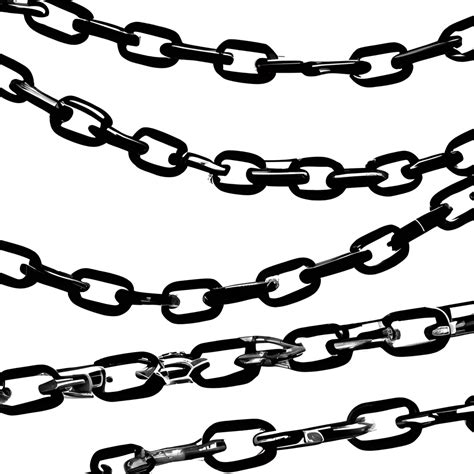 Chains Black And White Png · Creative Fabrica
