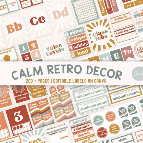 Classroom Decor Bundle Etsy