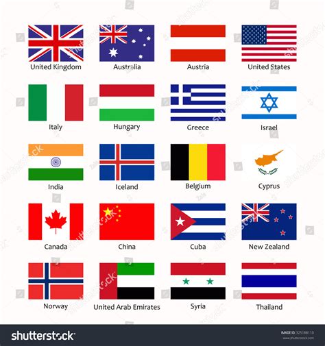 Flags Of Different Countries