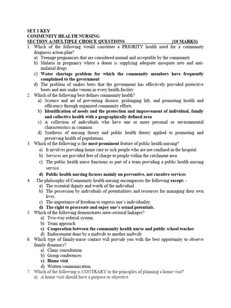 Chn And Immuniization Set I Key Pdf Vaccines Public Health