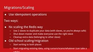 Redis As A Main Database Scaling And Ha Pdf Databases Computer Software And Applications