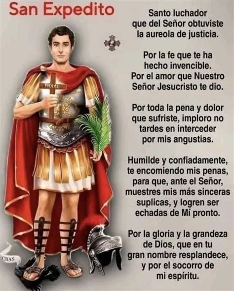 Oración a Santo Expedito una plegaria de fe y protección Blogfrases