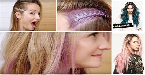 3 Maneras De Pintar El Cabello De Colores Sin Decolorar