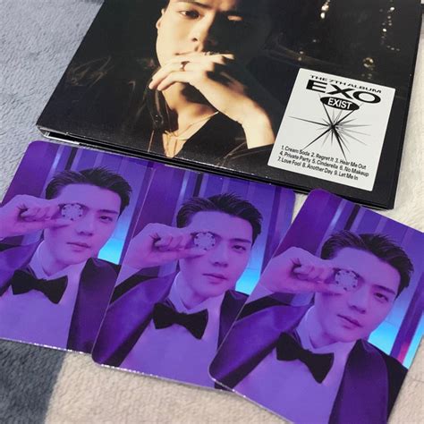 Jual SEHUN DIGIPACK CREAM SODA PHOTOCARD PC ONLY Shopee Indonesia