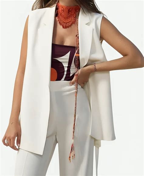 Emily In Paris S White Vest Lily Collins White Vest Jacket Era