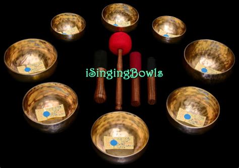 Tibetan Singing Bowl Set 226 Master Healing Diatonic 8 Pc