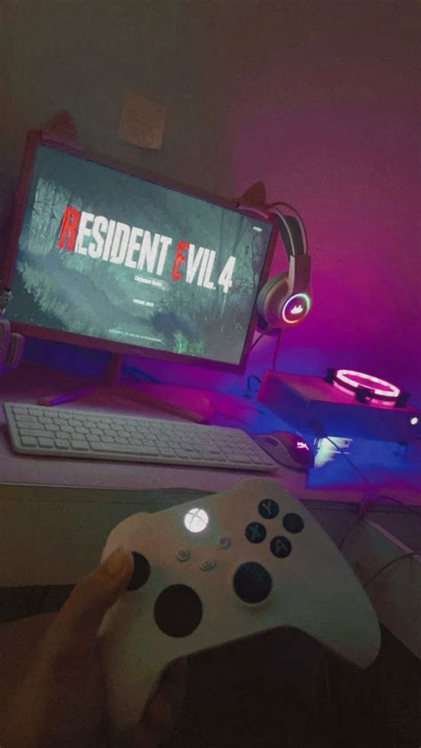 Resident Evil Gamer Setup In 2023 Resident Evil Game Resident Evil Evil