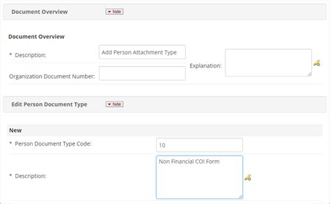 Maintenance Adding Proposal Development Attachment Types Kuali Research
