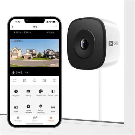 Window Security Camera 3mp 2k Indoor Wifi Cameras 2 4ghz 5ghz With Co My Store