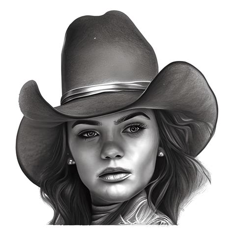 Cowgirl Hat Drawing At Viimillerblog Blog