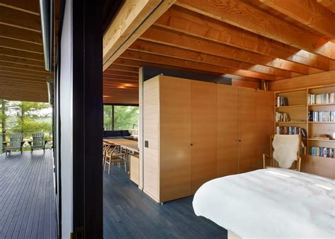 Ian Macdonald Hides Ontario Island Cottage Within A Forest