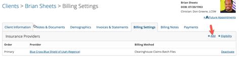 insurance billing dependencies prerequisites and settings therapymate