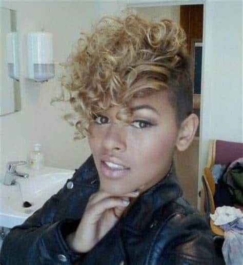 Mohawk For Women With Curls