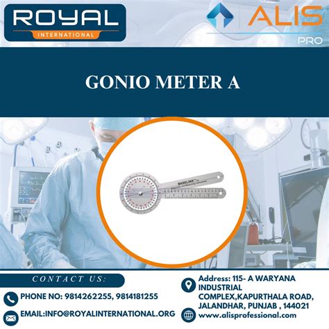 Gonio Meter At Best Price In Jalandhar Punjab Royal International