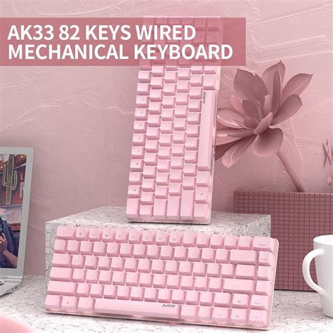 Buy Ajazz AK Keys USB Wired Mechanical Keyboard Monochromatic White Backlight Gaming Office