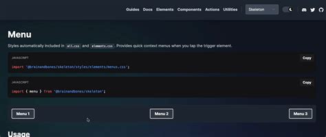 Recreate Menu As A Svelte Action Issue Skeletonlabs Skeleton Github