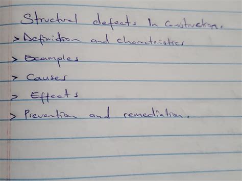 Structural Defects In Construction Studyx