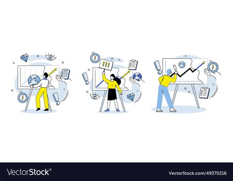 Data Visualization Digital Technologies Have Vector Image