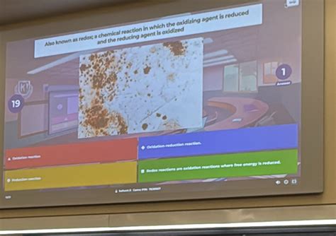 Solved Also Known As Redox A Chemical Reaction In Which The Oxidizing